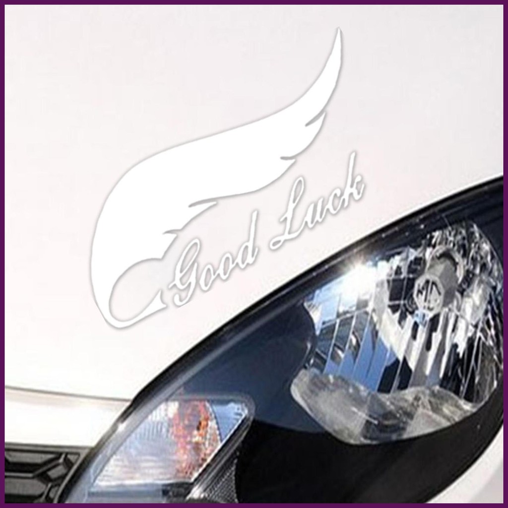 Angel Wings Car Sticker Car Stickers Decals Reflective Headlight Decals ...