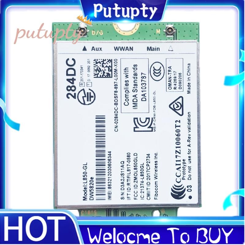 DW5820E L850-GL LTE 4G Card Module 0284DC 284DC for Dell Laptop 3500 ...