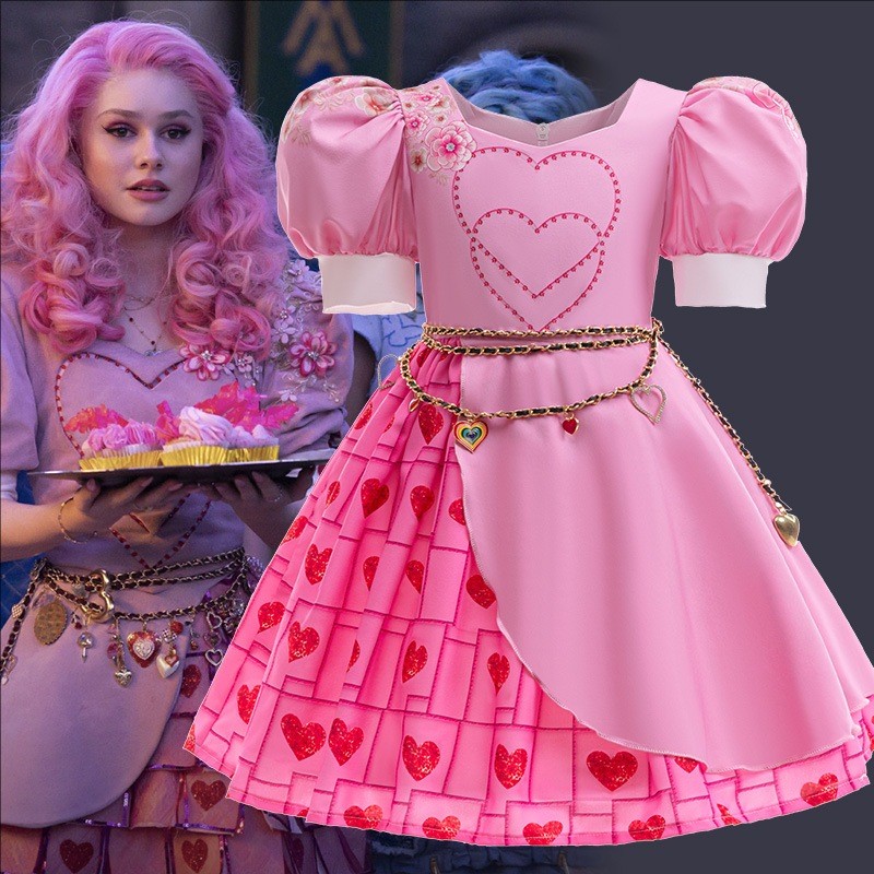 The Rise of Red Clothes for Kids Descendants 4 Red Cosplay Costume ...