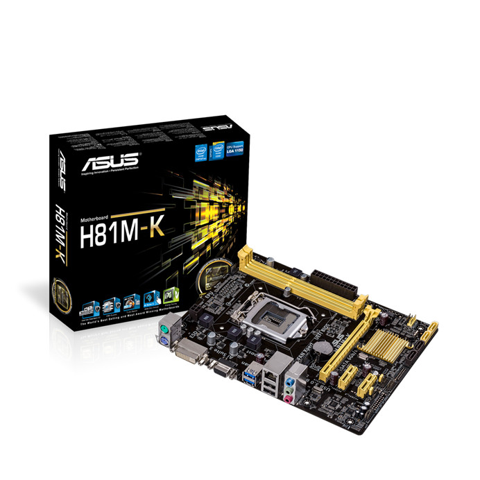 ASUS Haswell H81M-M K - Intel H81 Chipset Socket 1150 PCI Express SATA ...