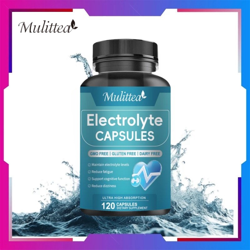 Mulittea Electrolytes Capsules Boost Endurance Muscl, Exercise Recovery ...