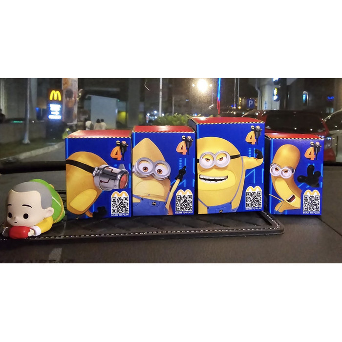 Mega MEL - MEGA GUS - MEGA DAVE - MEGA TIM - Minion Happy Meal McD 2024 ...