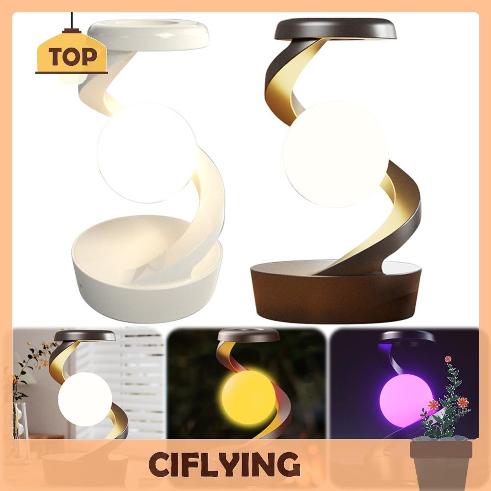 RGB 3D Levitating Ball Lamp with Wireless Charger Gesture Control ...