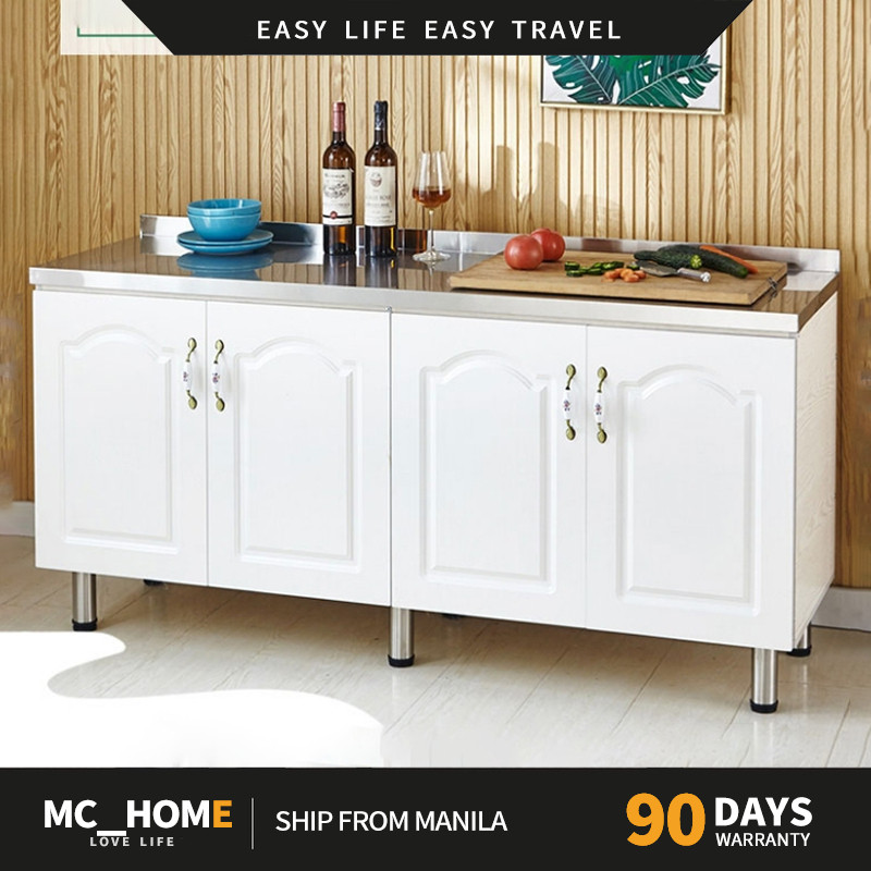 MC Simple storage stove cabinet integrated sink cabinet stainless steel ...