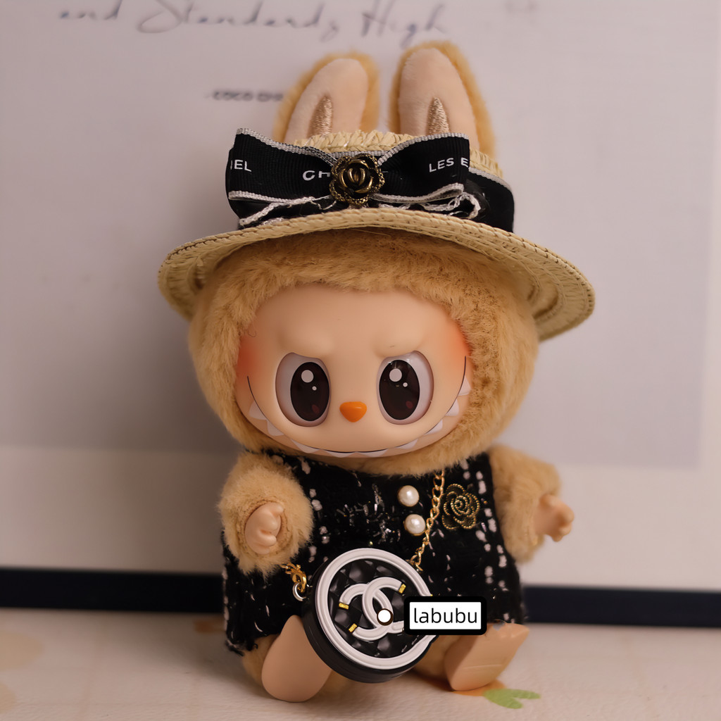 15cm Labubu Second Generation Sitting Party Baby Clothes 17cm Baby ...