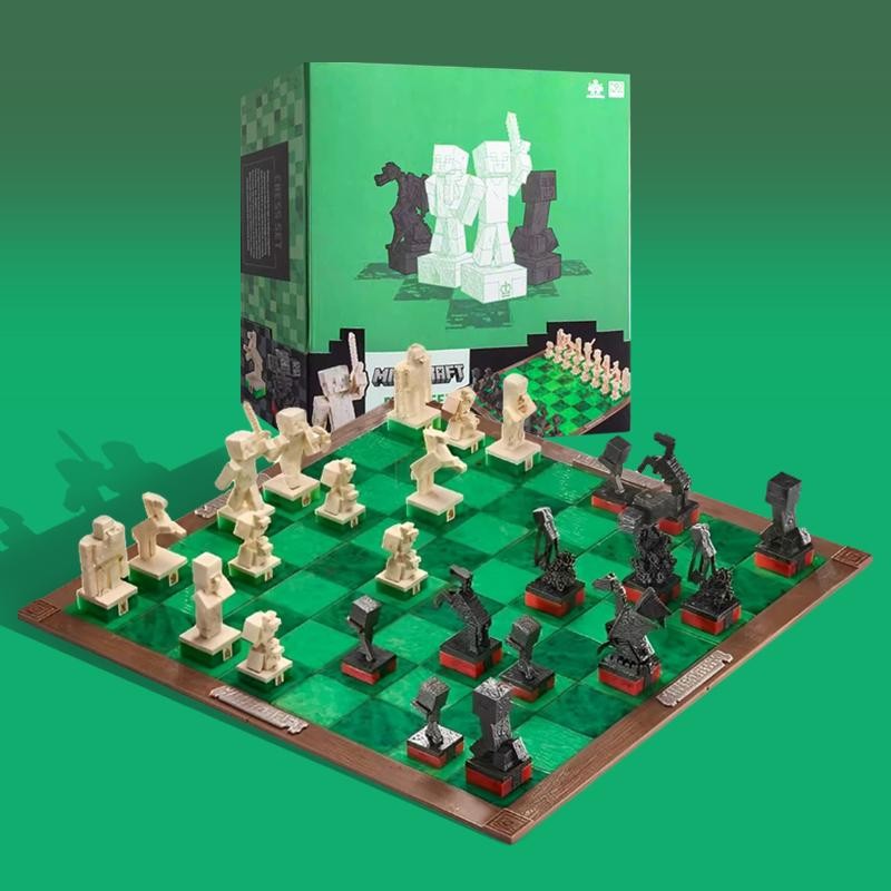 [Minecraft] Minecraft Theme Chess mc Game Merchandise Steve Creeper ...