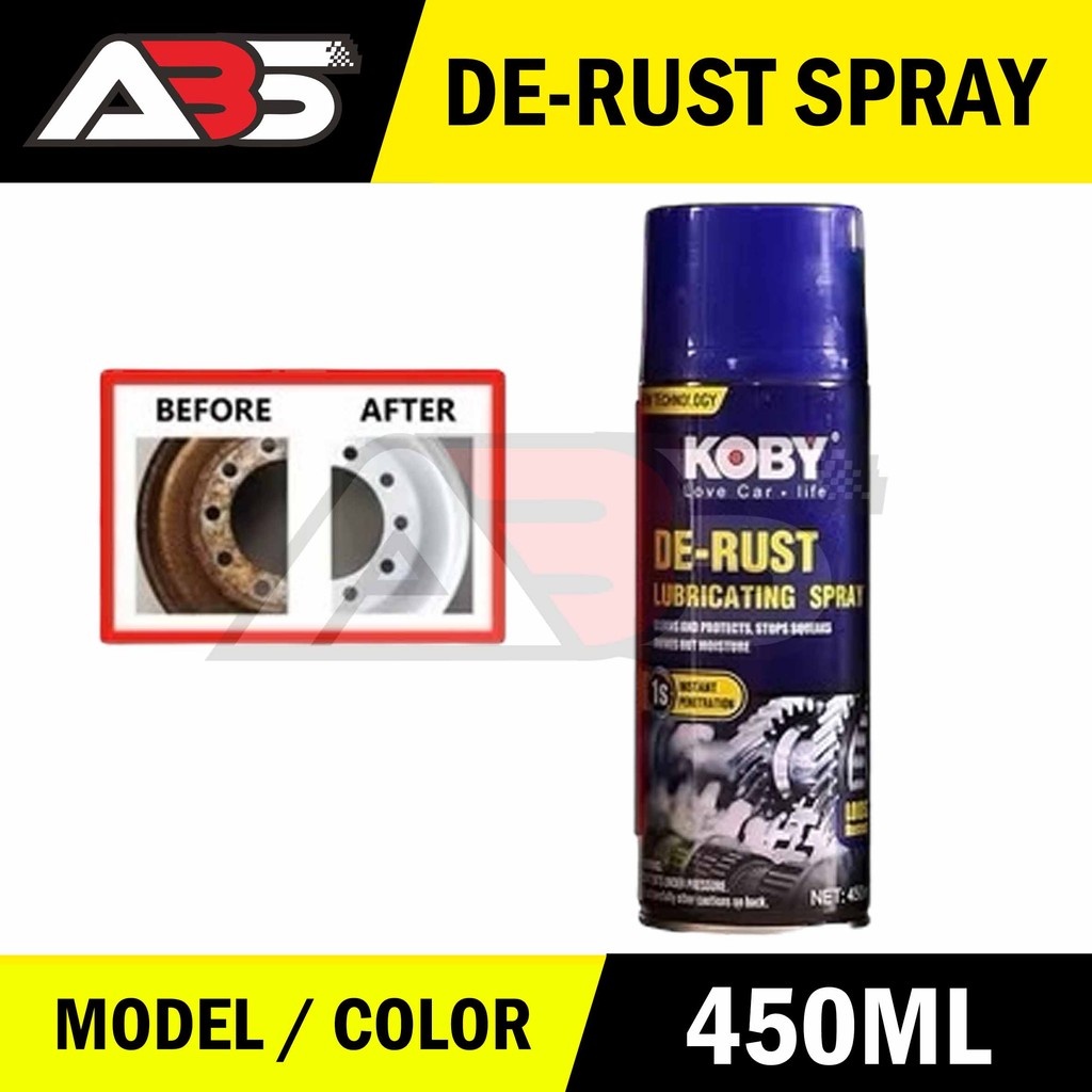 KOBY DE-RUST Remover 100% Original Lubricating Spray Penetrating Oil ...