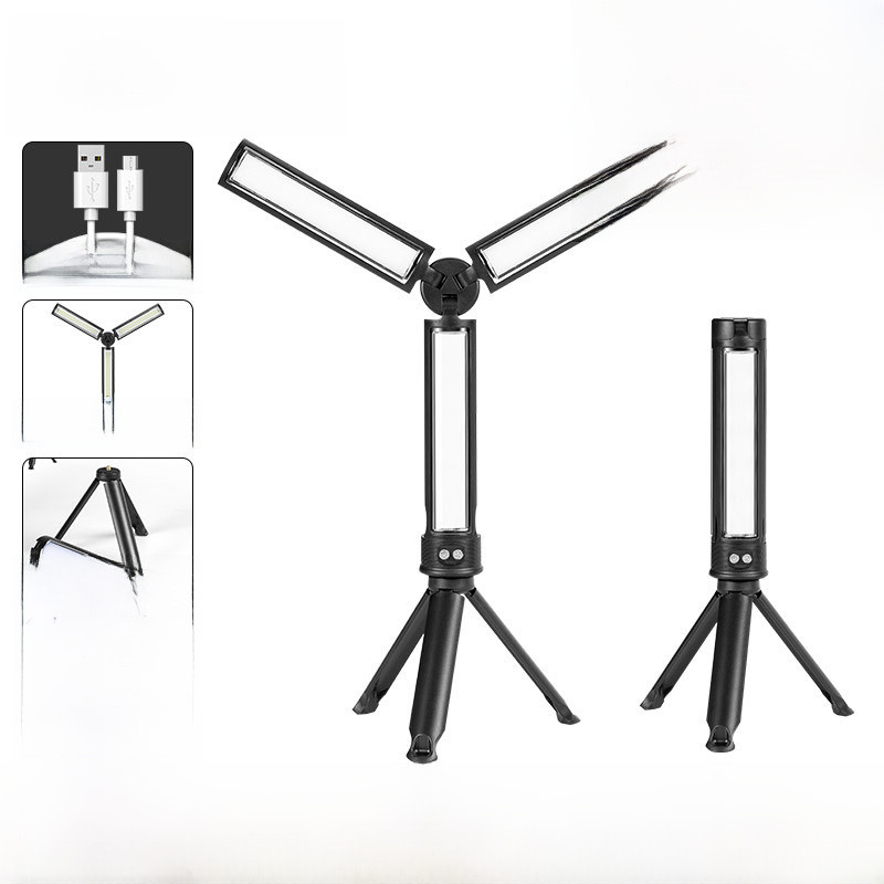 Cross-border new arrival LED Foldable Inspection Lamp with Bracket USB ...