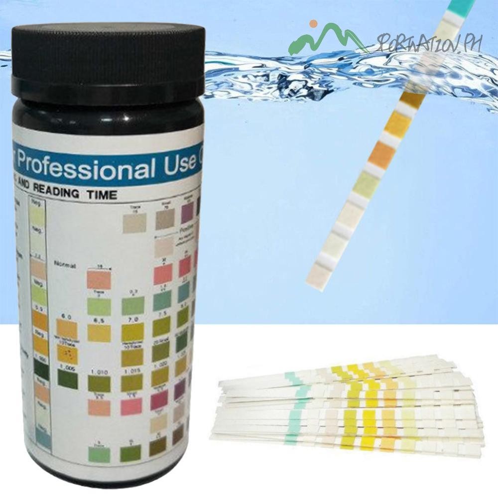 100x URS-10T Swimming Pool Test Paper Hot Tub Urine Acid Alkali Test ...