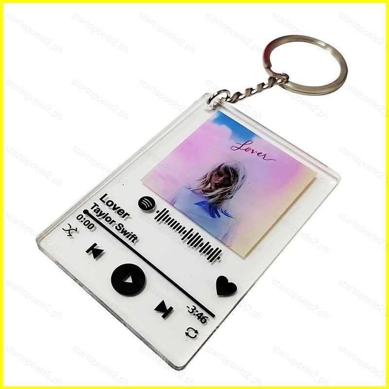ST2 TAYLOR SWIFT lyrics keychain bag pendant transparent acrylic key ...