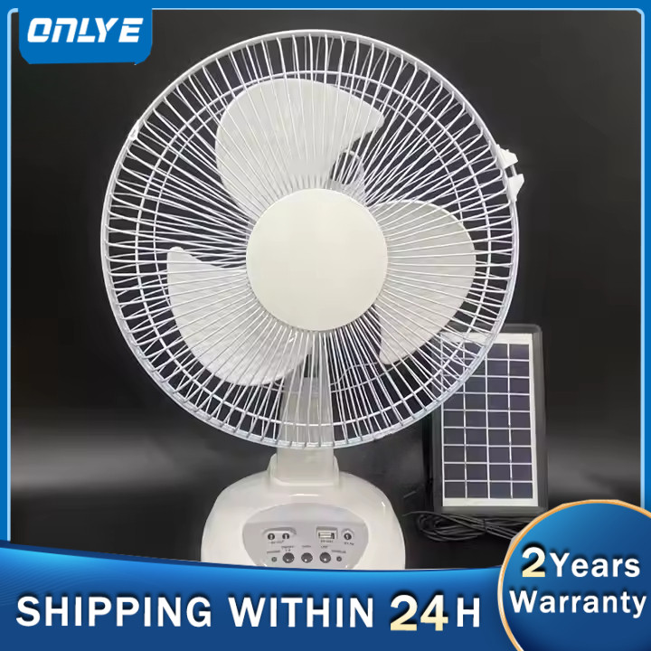 12 inch rechargeable solar fan meter portable solar fan with solar ...