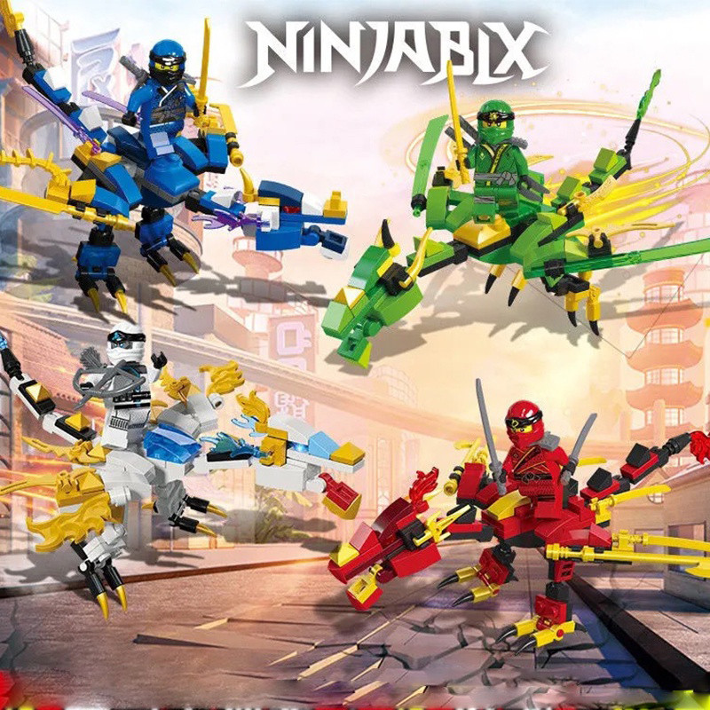 Ninja Dragon Building Blocks Sets Elements Dragon Bricks Blocks DIY ...