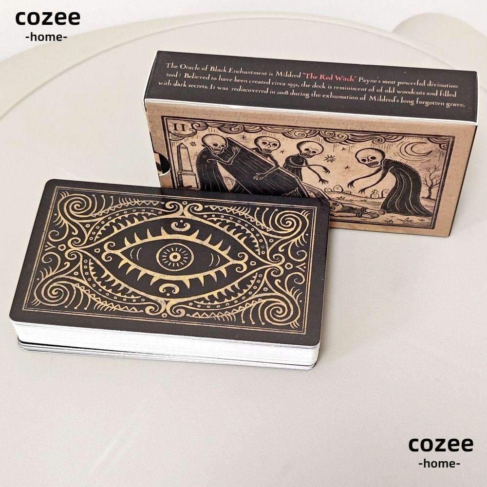 COZEE 52 Pcs Black Line Imagery Cards, 10.4*7.3cm Mildred Payne’s Tarot ...