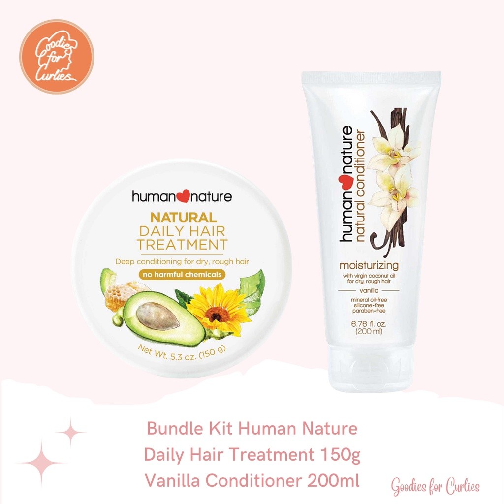 Human Nature Vanilla Conditioner and Daily Hair Treatment | Shopee ...