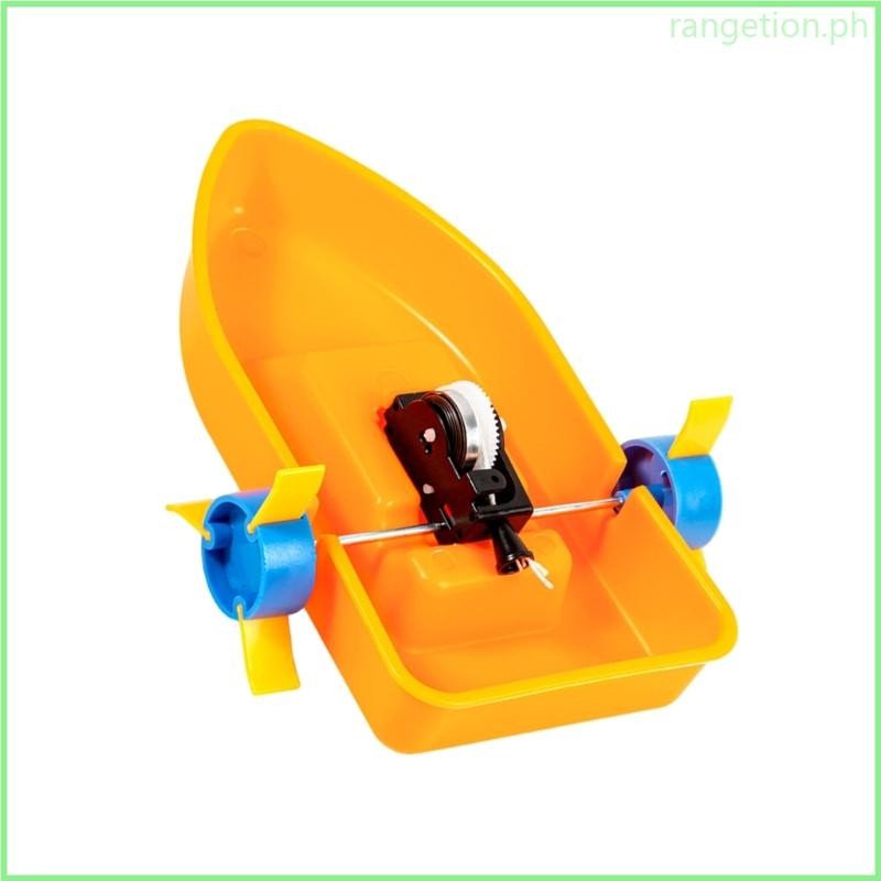RAN Hands On Paddle Boat Model Paddle Wheel Ship Model Assembly Toy ...