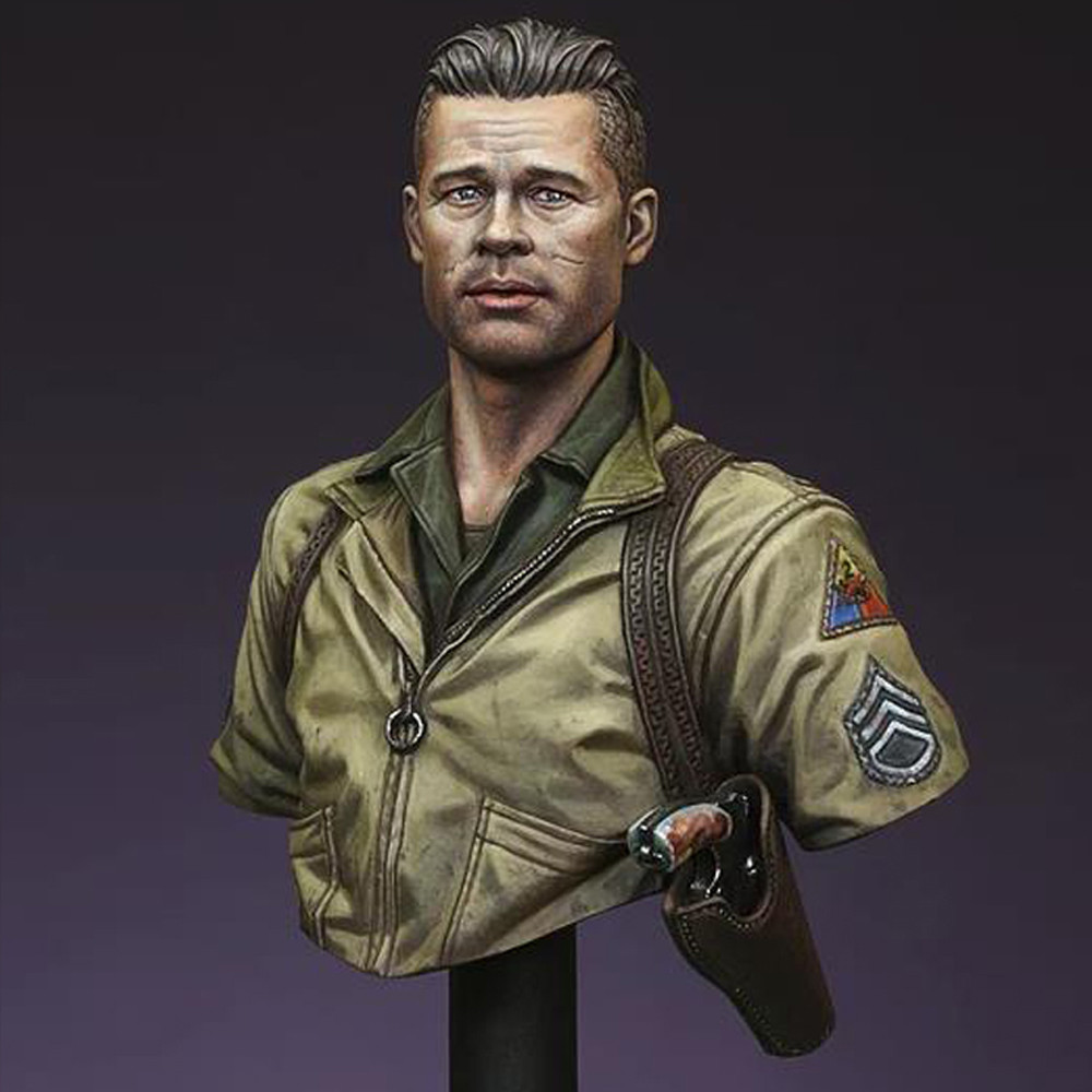 1/16 US Tank Commander, Resin Model figure Bust, GK, Film theme ...