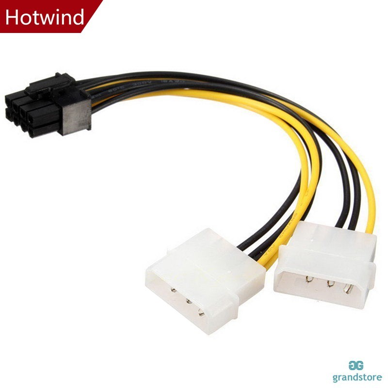 4 Pin Molex Ide To 8 Pin Express Pci-E Power Cable Adapter | Shopee ...