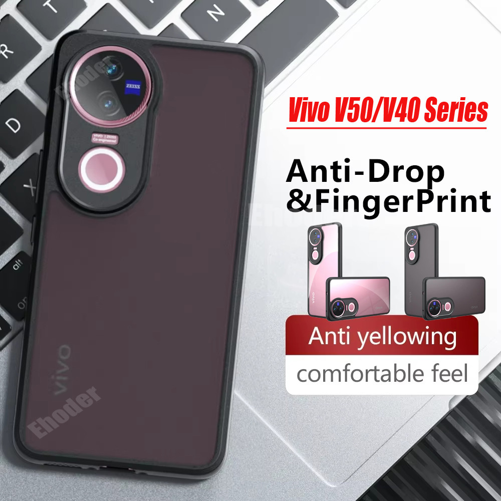 For Vivo V50 V50E V40 Pro Lite 5G 4G 2025 Case Shockproof Transparent ...
