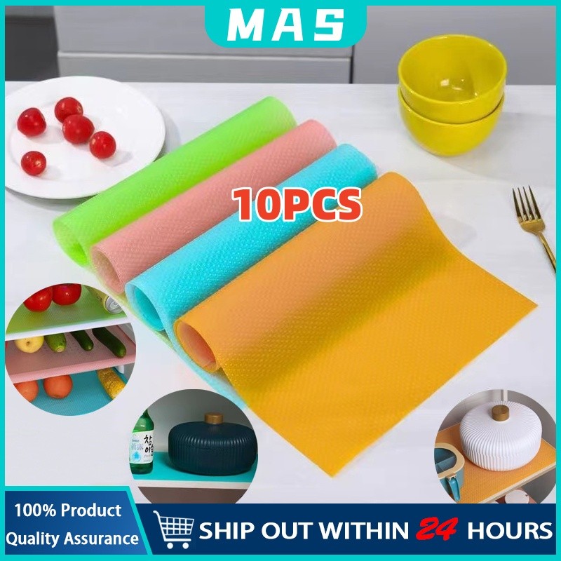 10PCS Refrigerator Pad Antibacterial Antifouling Mildew Moisture ...