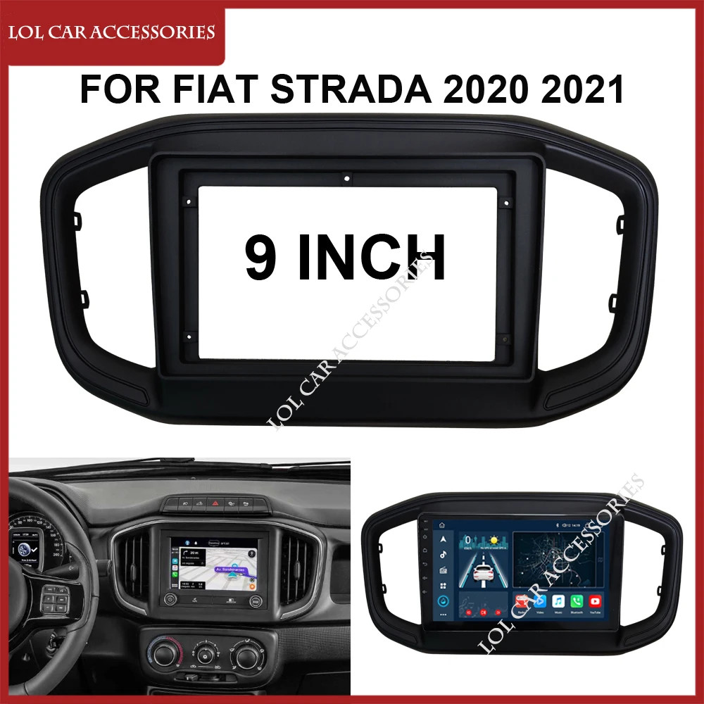 9 Inch For FIAT Strada 2020 2021 Car Radio Stereo Head Unit 2 Din GPS ...
