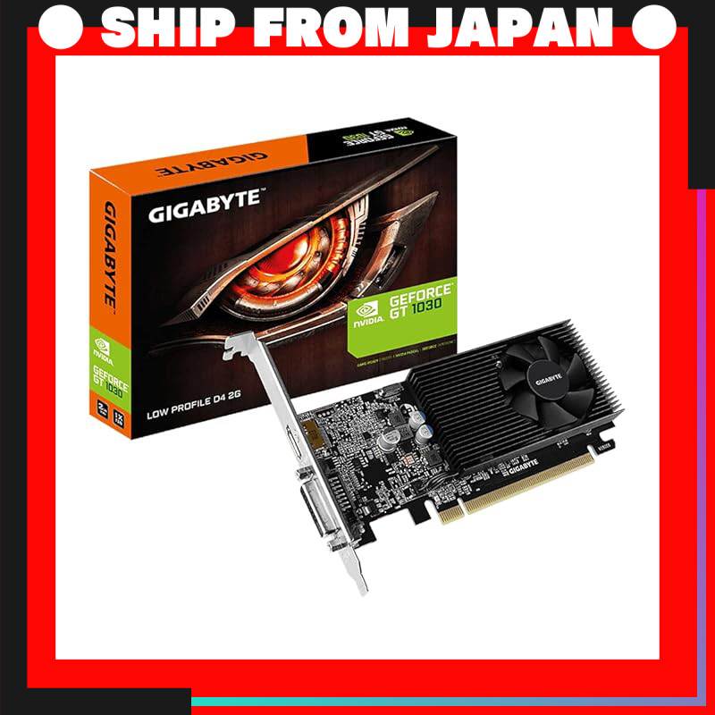 GIGABYTE NVIDIA GeForce GT1030 Graphics Card DDR4 2GB Model [Domestic Authorized Dealer Product ...