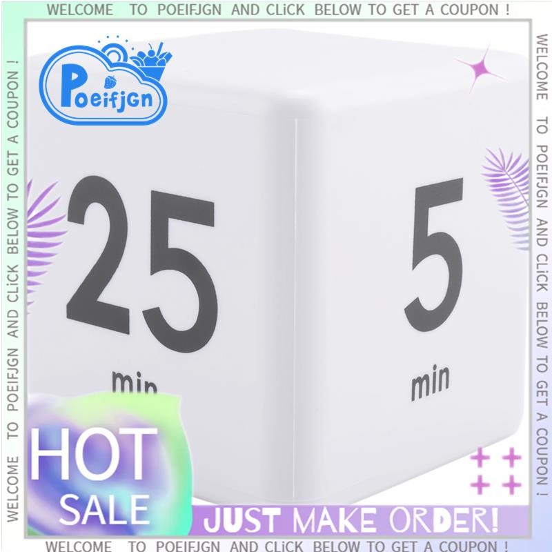 Cube Timer Kitchen Timer Time Management Timer for Sensor Flip Management and Countdown 25-5-45 ...