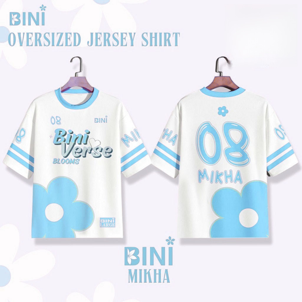 2025 BINI VERSE Jersey Unisex Top Summer Outdoor Sports Oversized Full ...