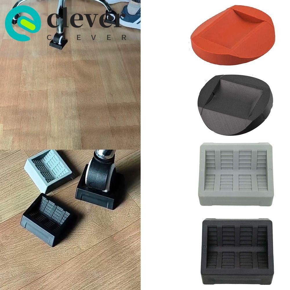 CLEVER Chair Wheel Stopper, Wheel Holder Durable Furniture Caster Cups ...