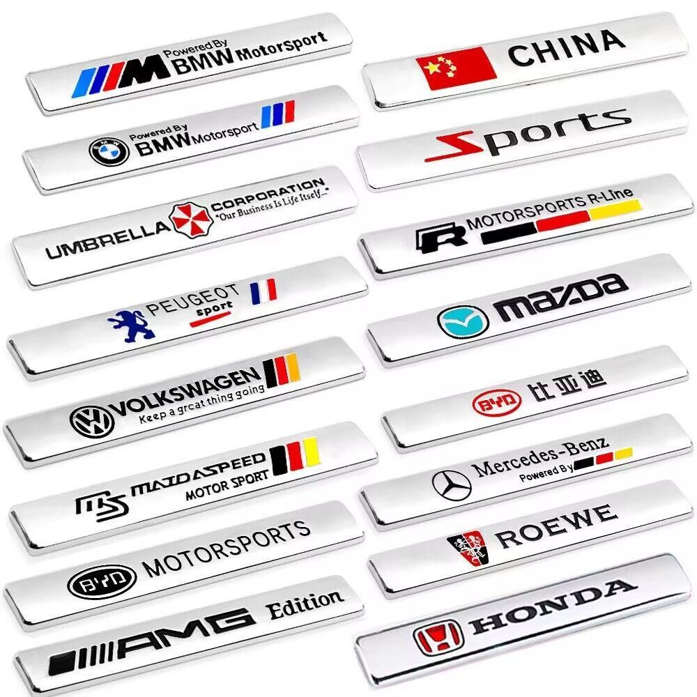 Solid Unique 3D Three-Dimensional Side Sticker Trunk Sticker Letter ...