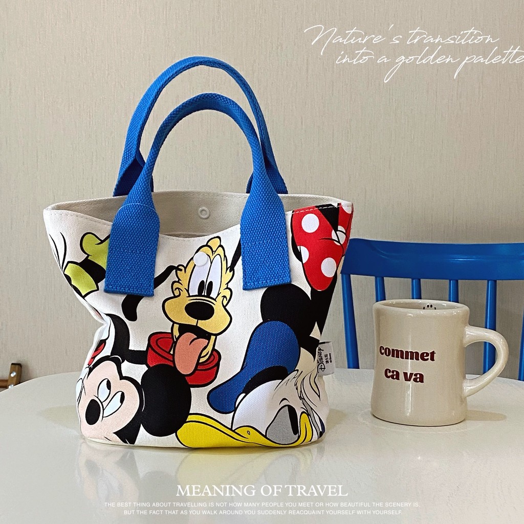 Disney Mickey & Friends Ham Pig Hug Dragon Top-handle Bag Fashion Tote ...