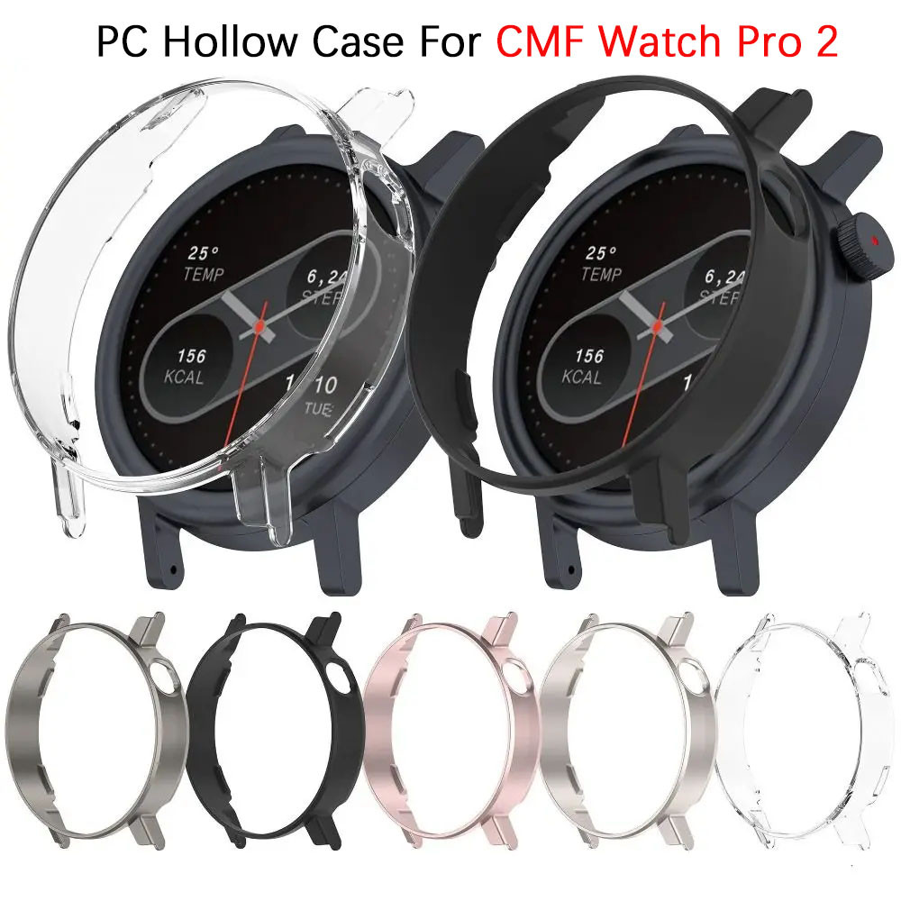 PC Hollow Case For CMF Watch Pro 2 Protector Watch Cover Bumper For CMF ...