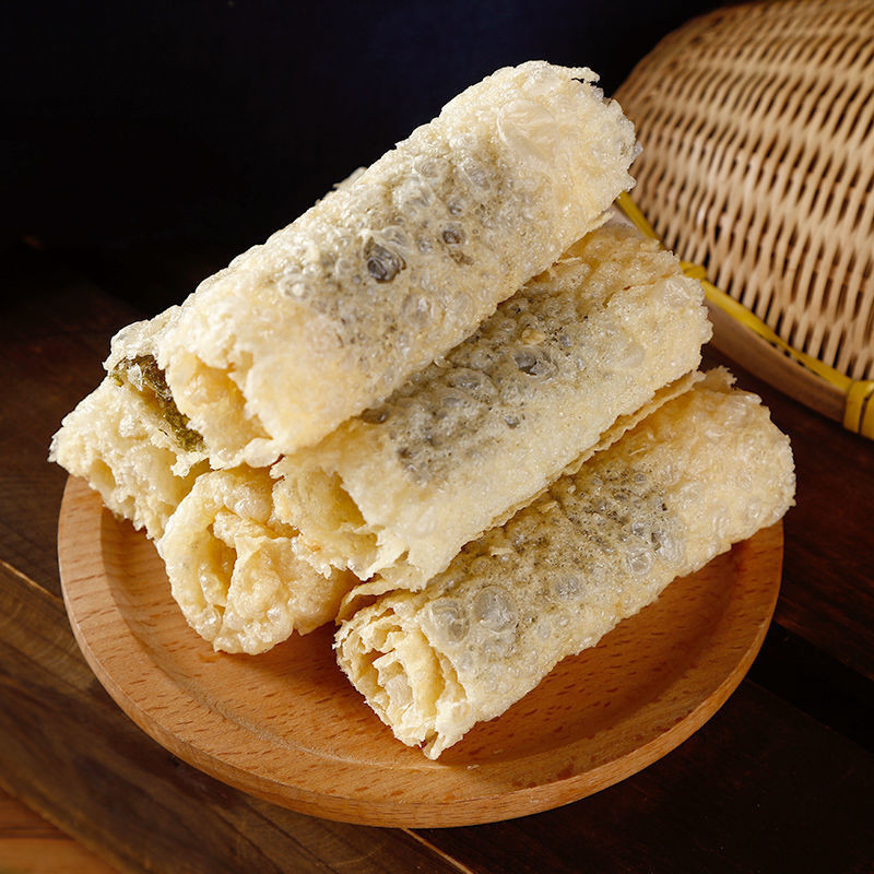 XUPAI Seaweed Bell Roll Crispy Bell Roll Fried Bell Roll Oil Bean Skin ...