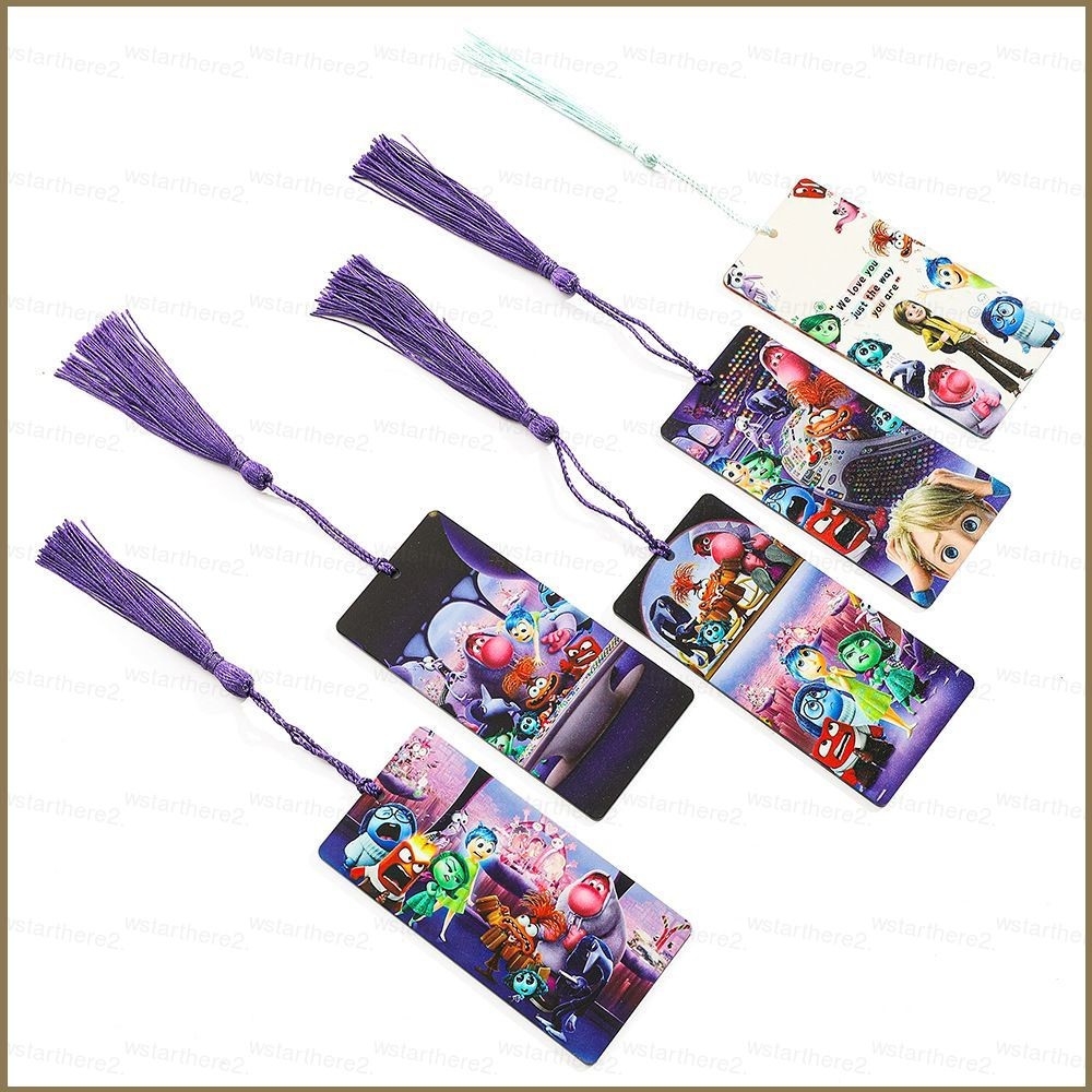 NS2 Inside Out 2 Acrylic Tassels Bookmark Gift For Kids Souvenirs ...
