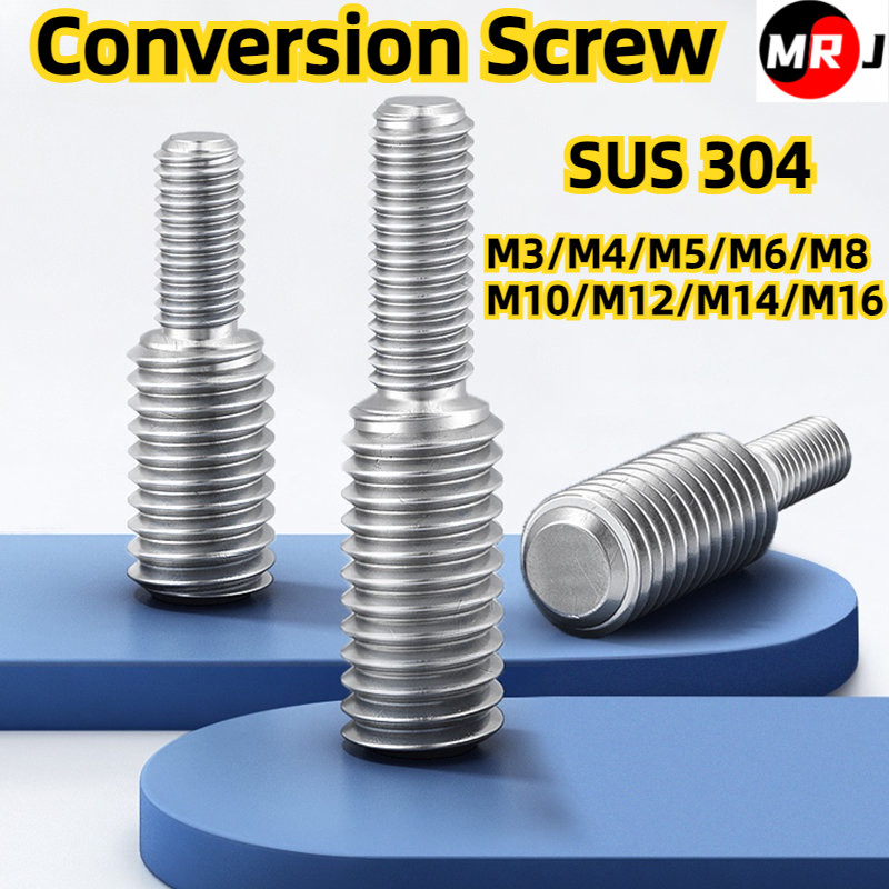 [MRJ] 304 Stainless Steel Conversion Screw Variable Diameter Screw M3/M4/M5/M6/M8/M10/M12/M14 ...
