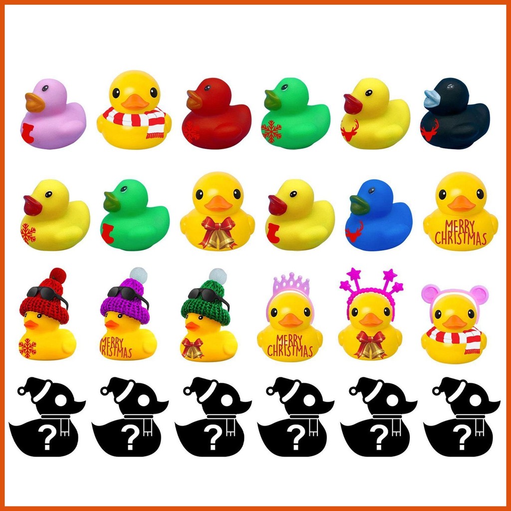 Rubber Duck Advent Calendar 2023 Countdown Calendar with 24 Rubber ...