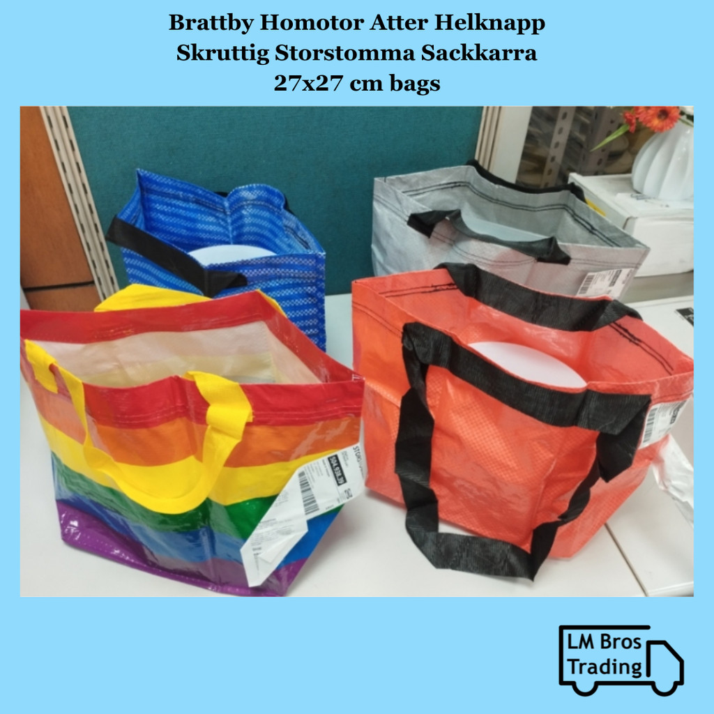 Atter Helknapp Skruttig Storstomma Sackkarra 27x27 cm Shopping Hand Bag ...