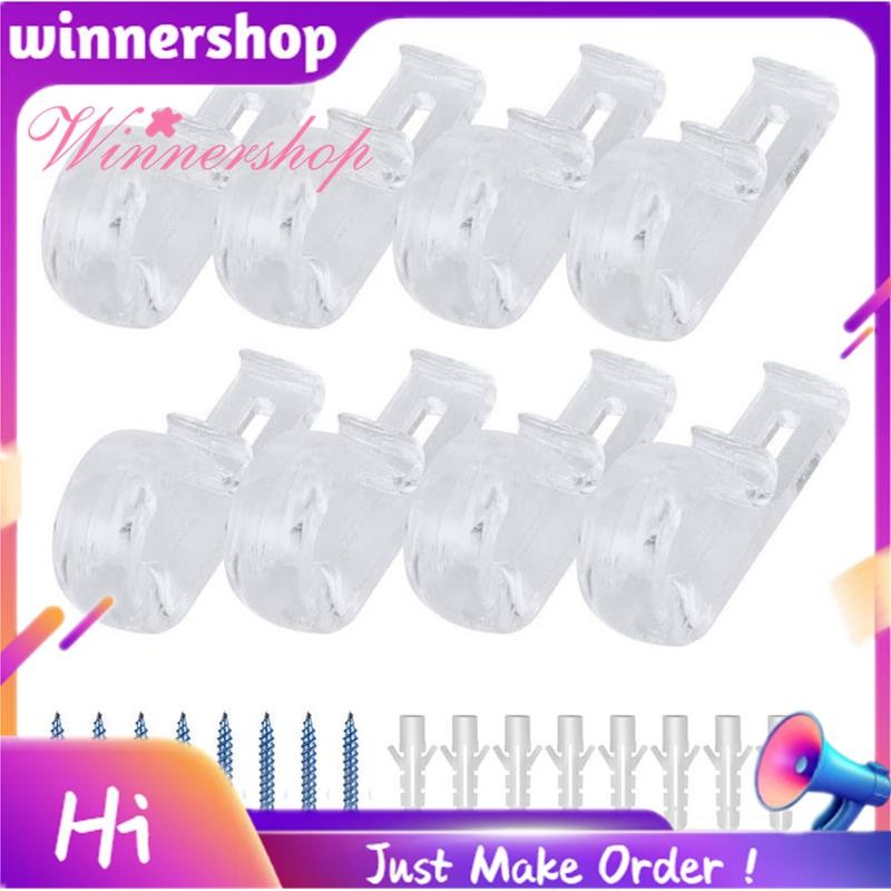 8Pcs Curtain Clear P Clips Hook,Roller Blind Clips Child Safety Chain ...
