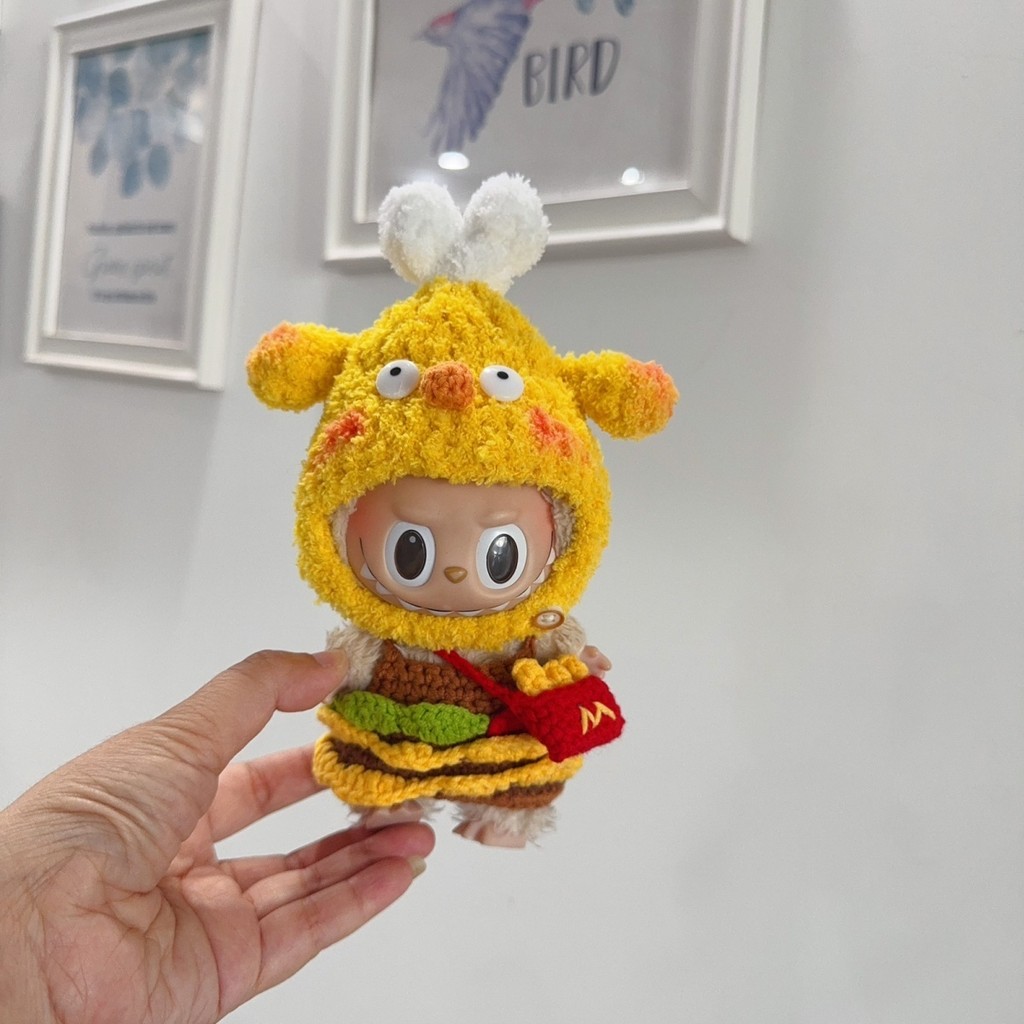 popmart labubu Clothes and Bags Clothes Only 17cm Vinyl Automobiles ...