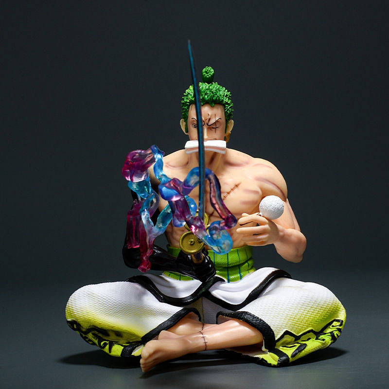 Anime Sitting Posture Enma Sauron Hand-Made Model Car Desktop Ace Luffy ...