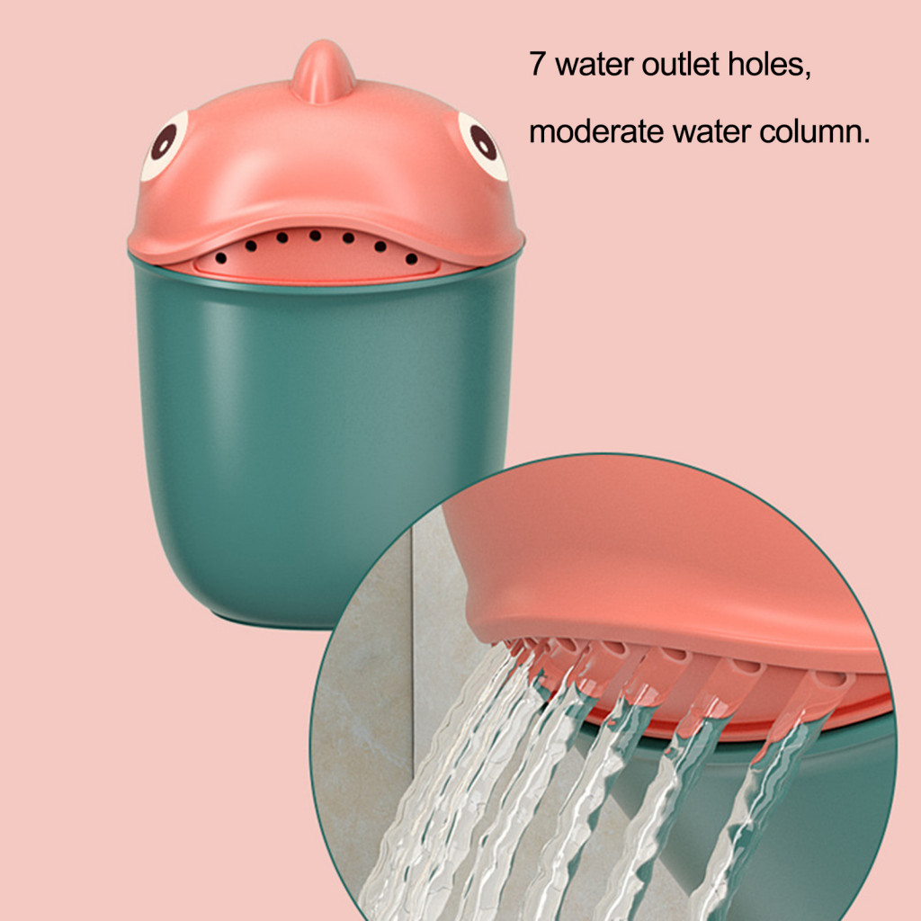 Wandereve| Soothing Water Spray Cup Cartoon Animal Baby Bath Rinse Cup ...