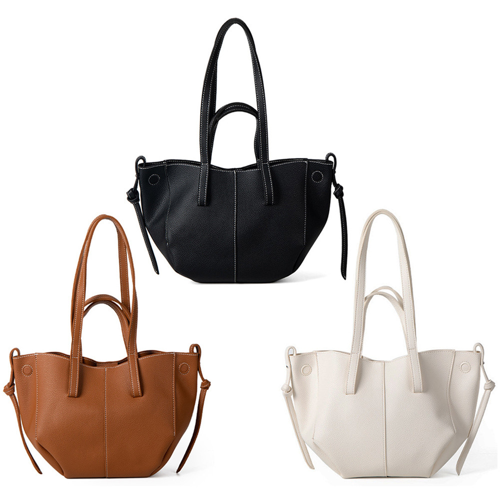 Women Simple Shopping Bag Fashion Tote Bag Daily Grocery Bag Single ...