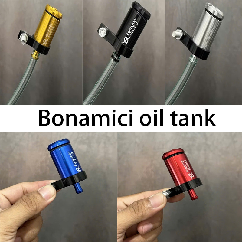 Bonamici CNC aluminum oil tank For motorcycles, racing + 10cm long ...