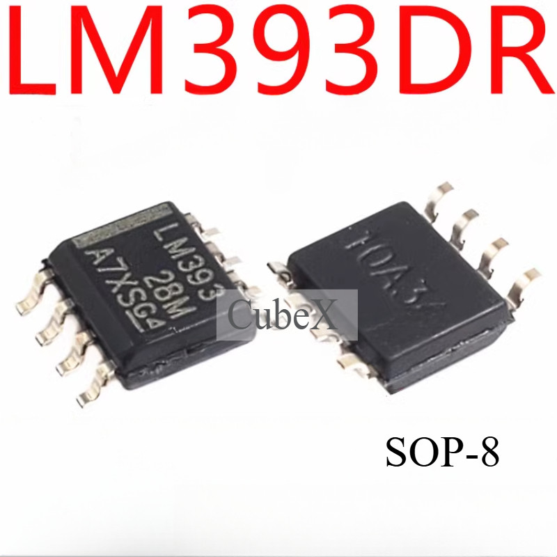 50/20Pcs New Original IC LM393 LM393DR SOP-8 dual voltage comparator IC | Shopee Philippines