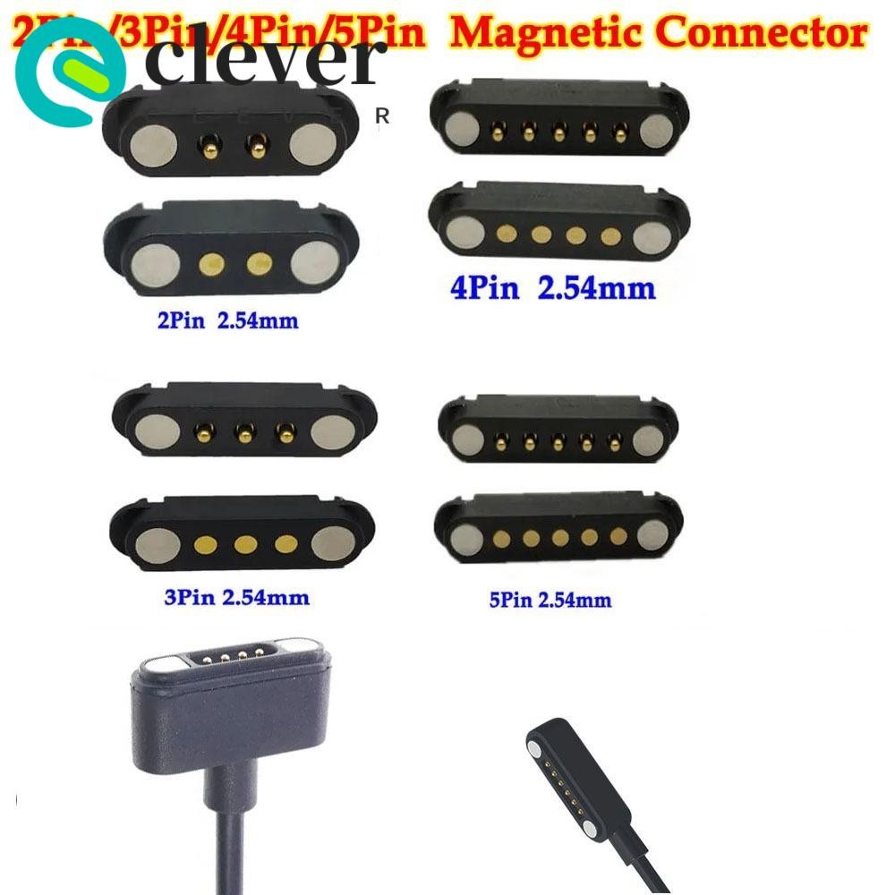 CLEVER DC Magnetic Pogo Pin Connector, 2Pin 3Pin 4Pin 5Pin Waterproof ...