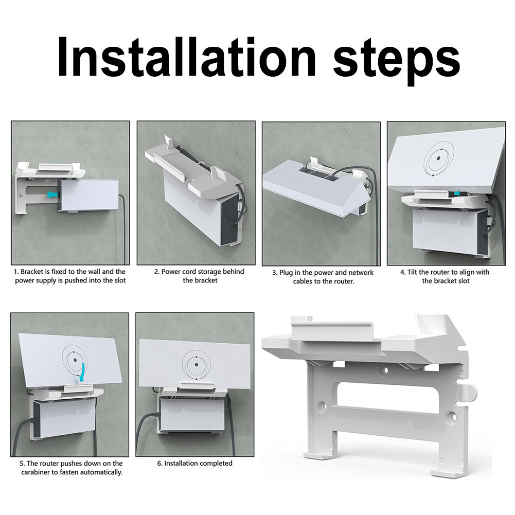 Rain For Starlink Gen 3 Router Mount 2 in 1 Wall Mount Space Saving ...