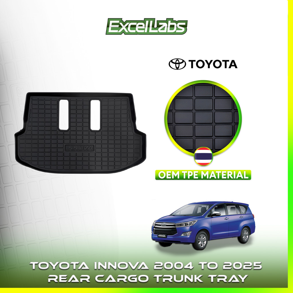 Toyota Innova 2004 to 2025 Rear Cargo Trunk Tray Thailand Quality OEM ...