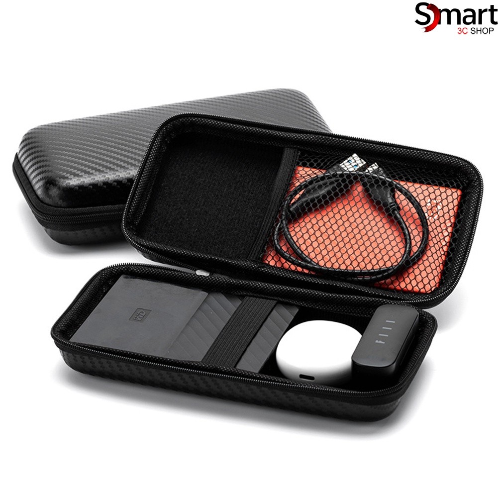3 Sizes Portable Cable Storage Pouch Gadget Bag Waterproof EVA U Disk ...