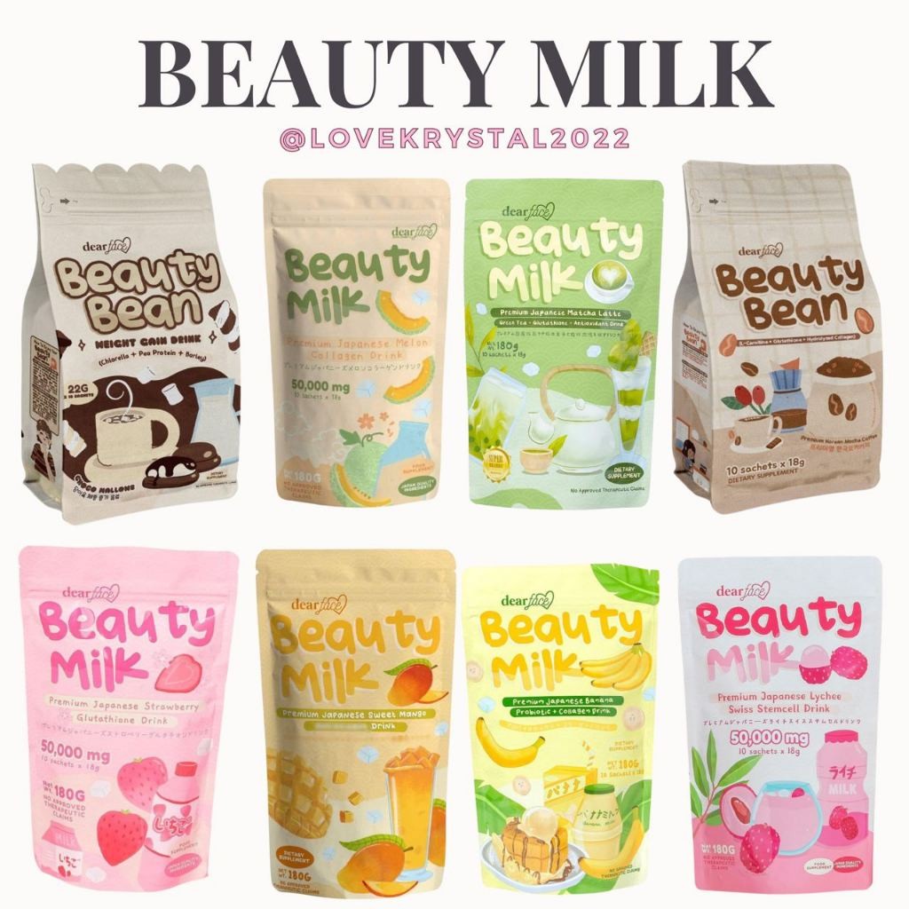 DEAR FACE Beauty Milk | Premium Japanese Collagen Drink for Glowing ...