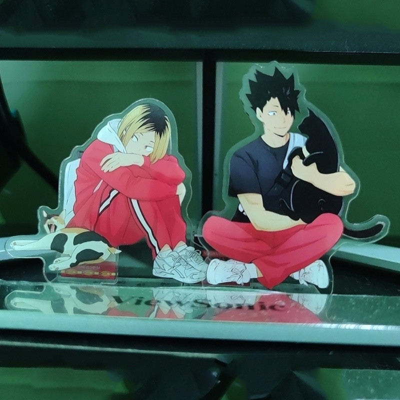 2Pcs/Lot Anime Haikyuu Kuroo Tetsurou Kozume Kenma Acrylic Stand Doll ...