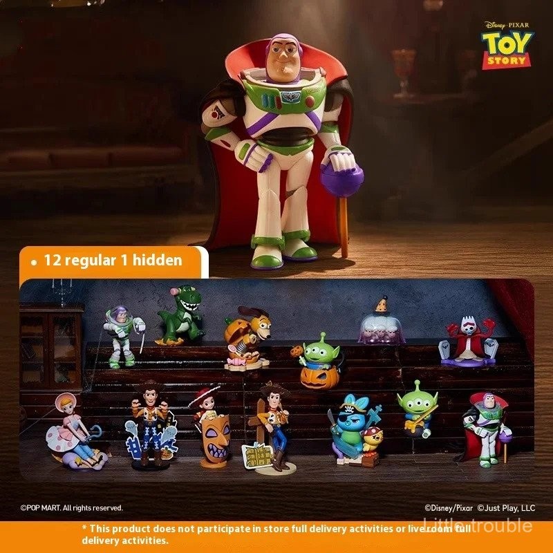 Buzz Lightyear Pixar Horror Night Series Figure Halloween Blind Box ...